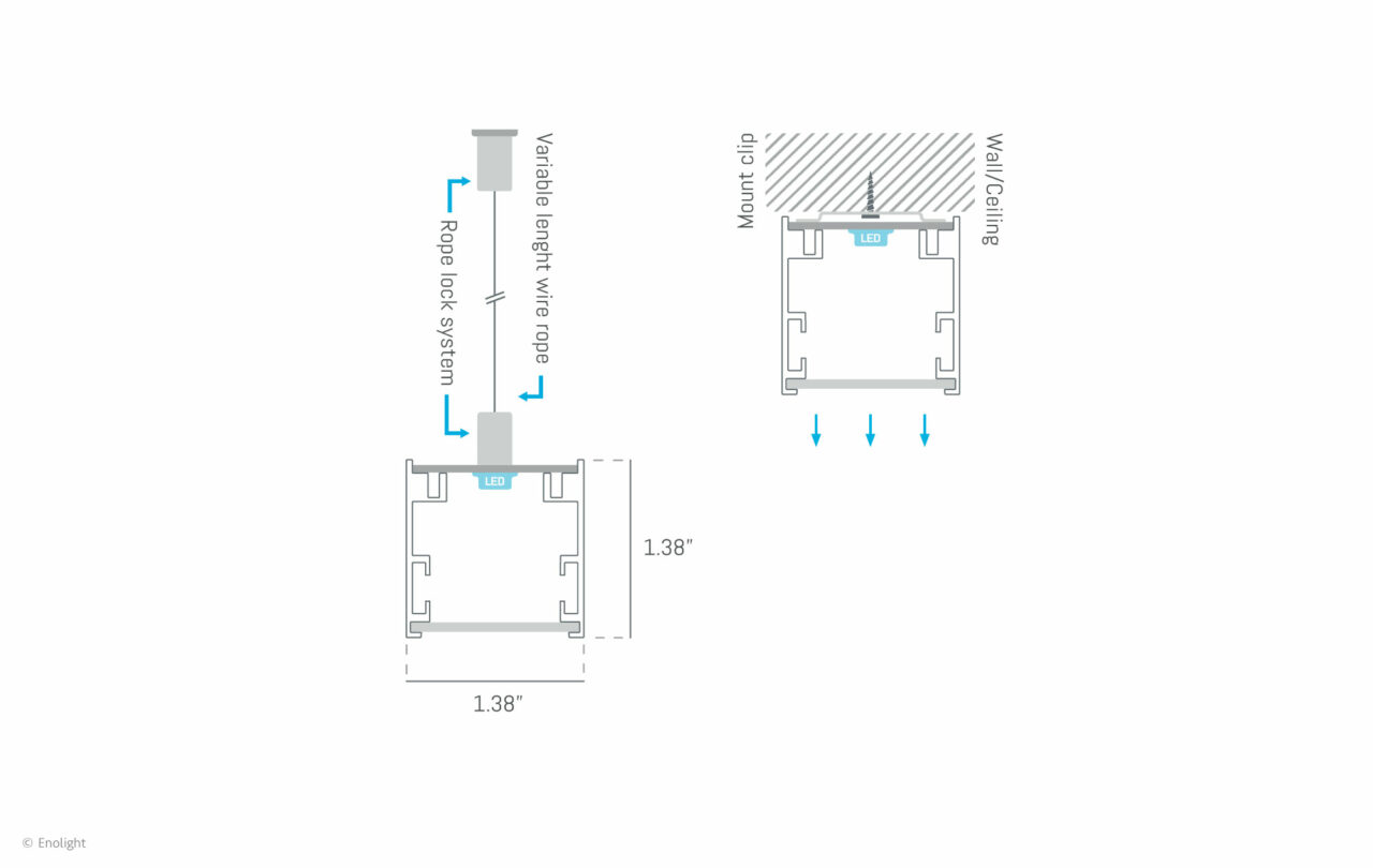 EnoLight® Architectural LED Linear Lighting Collection
