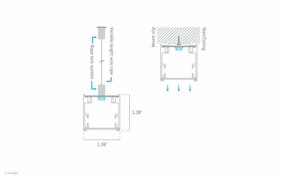 EnoLight® Architectural LED Linear Lighting Collection